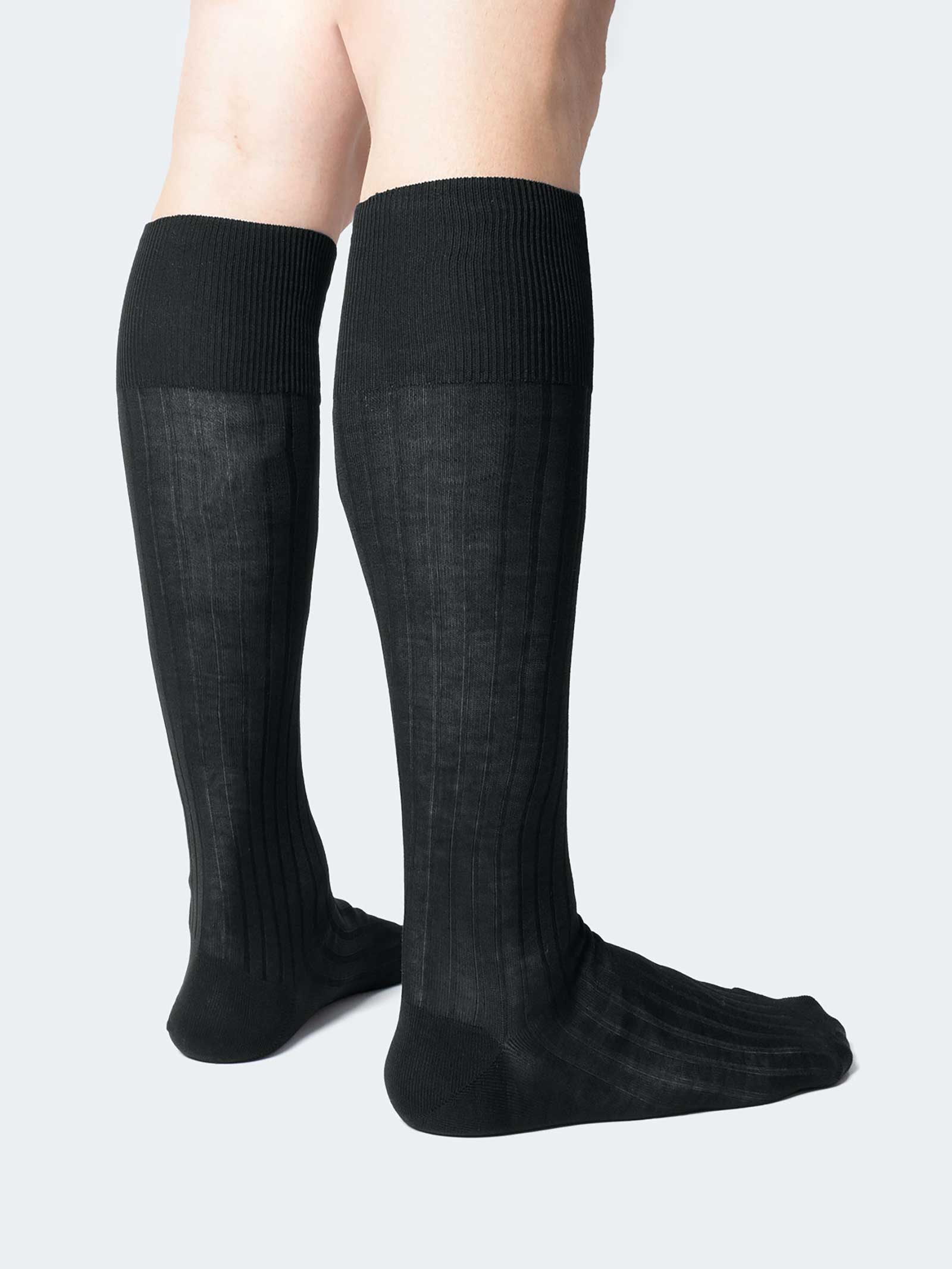 Lisle Thread Knee-High Medical Socks, Non-Elastic - Made in Italy | Men ...