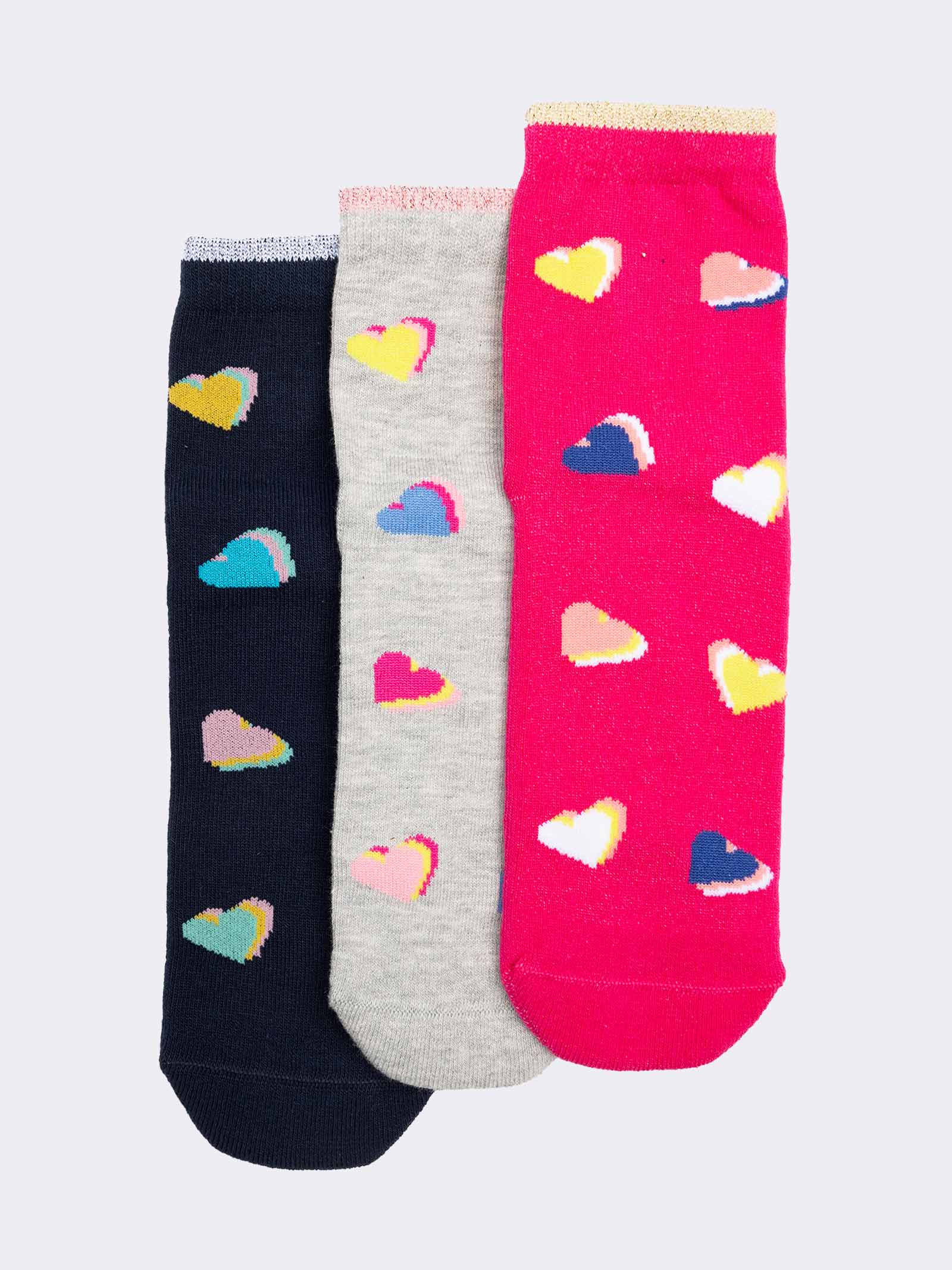 Kids Non-Slip Short Socks with Heart Pattern | Girl, Abbigliamento ...
