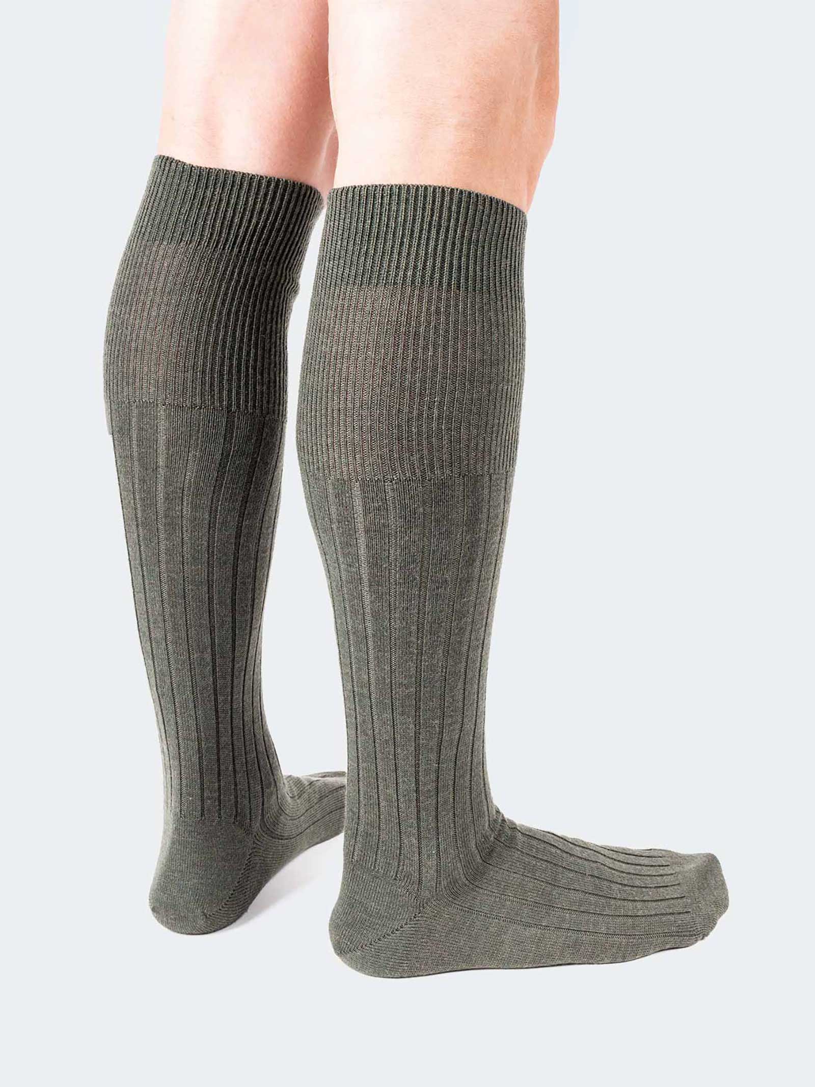 Long Ribbed Socks 100% Pure Lambswool - Made in Italy | Men's Socks ...
