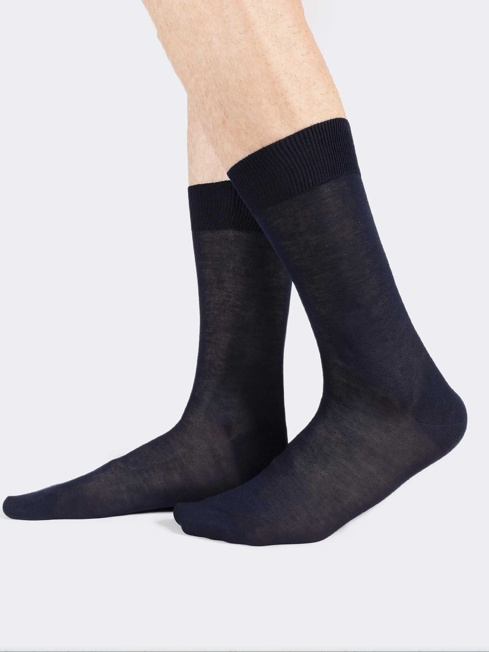Smooth Short Socks in 100% Lisle Thread Cotton - Made in Italy | Men's ...