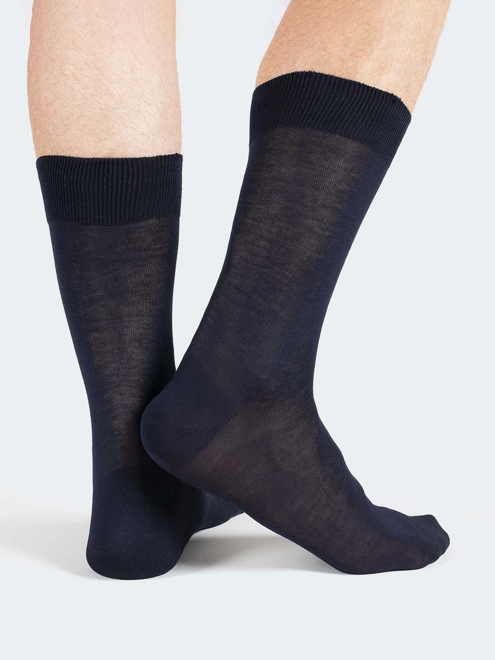 Smooth Short Socks in 100% Lisle Thread Cotton - Made in Italy | Men's ...
