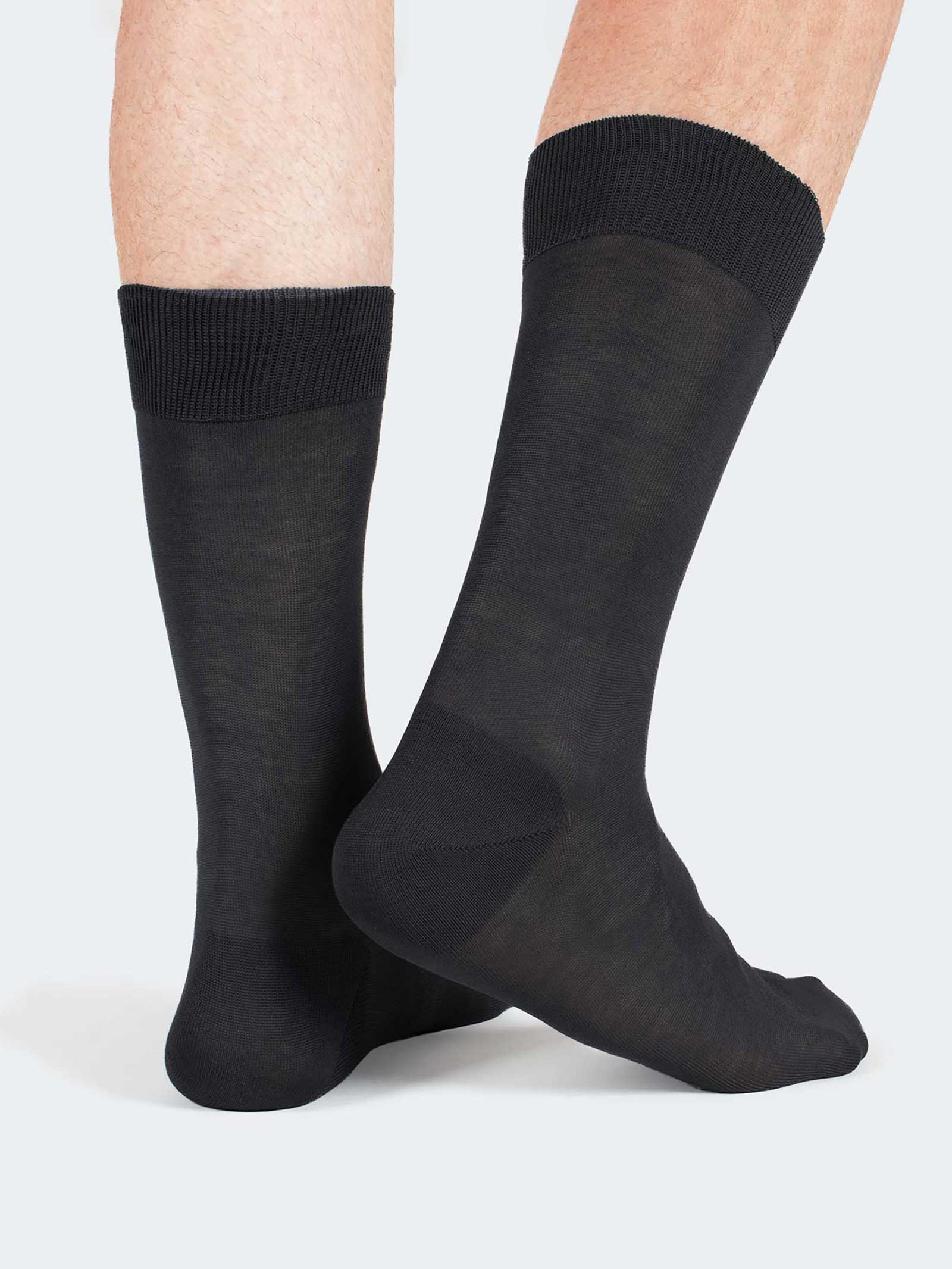 Smooth Short Socks in 100% Lisle Thread Cotton - Made in Italy | Men's ...