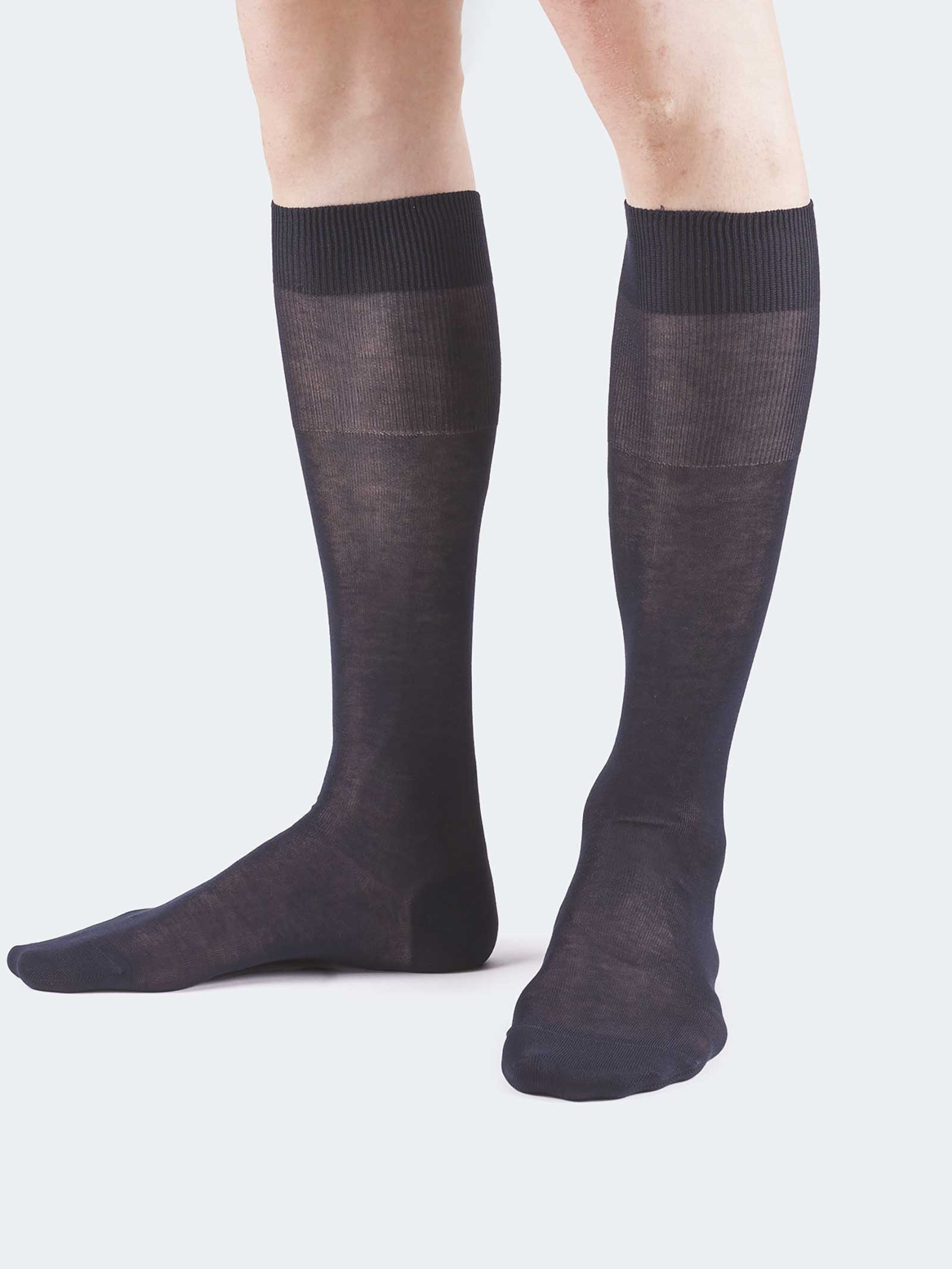 Men's Long Socks 100% Lisle Thread Cotton - Made in Italy | Men's Socks ...